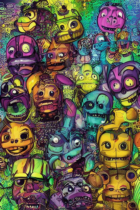 Fnaf Security Breach Artistic Animitronic Sundrop And Moondrop