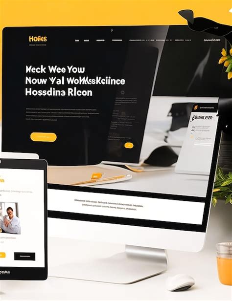 Premium Photo Gradient Responsive Website Design Generated By Ai