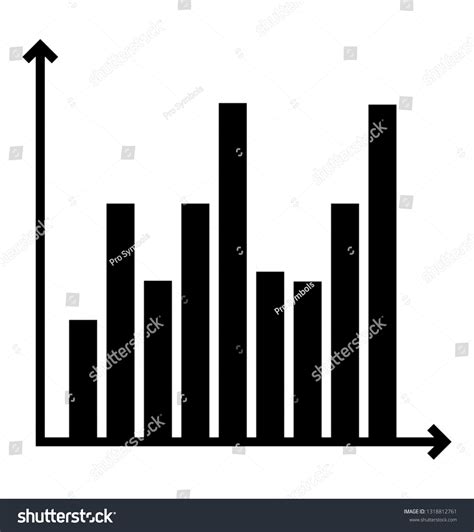 Relative Frequency Depicting Histogram Stock Vector Royalty Free