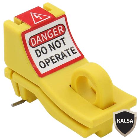 Cbl101 Yellow Length 36 Mm Circuit Breaker Lockout Lockey Pt Kalsa
