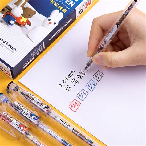 晨光中性笔芯 0 38mm替芯水笔芯米菲 Mf2907学生米菲笔芯mf 2907中性笔替芯0 38mm全针管墨蓝黑红色单支装 虎窝淘