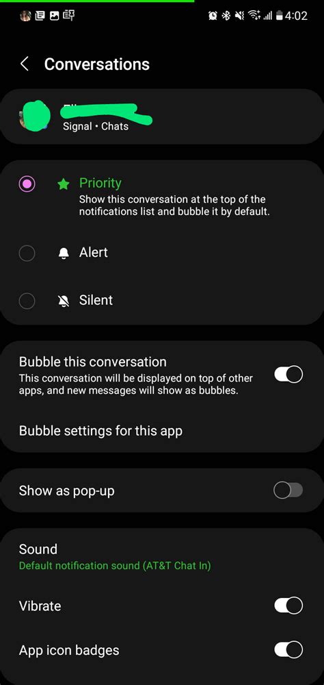 Signal Doesnt Bubble Conversations In Android 12 Even When Settings Enabled · Issue 12036