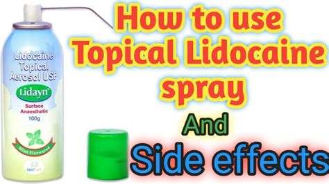 How To Use Topical Lidocaine Spray And Its Side Effects Dental Bharat Youtube