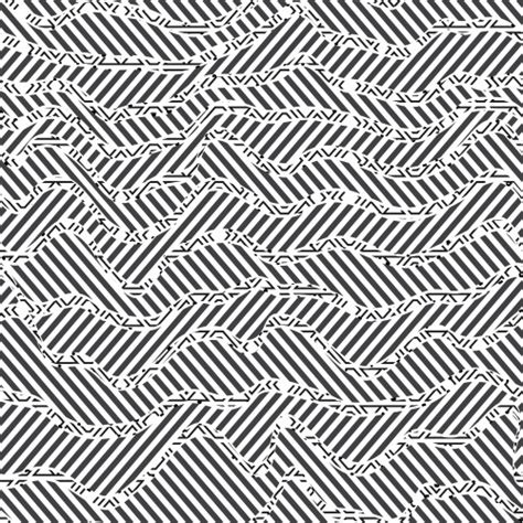 Retro Curved Lines Seamless Pattern Royalty Free Vector