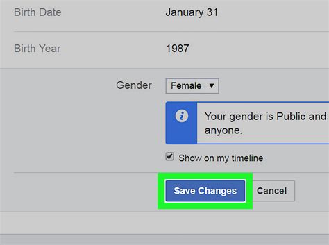 3 Ways To Change Gender On Facebook WikiHow