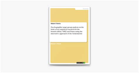 ‎psychographic Target Group Analysis On The Basis Of An Empirical