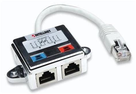 Intellinet 504195 Network Port Doubler Rj 45 Splitter