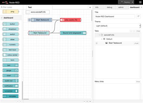 Upgrade Von Node RED Contrib UI Nach Node RED Dashboard Wenzlaff De