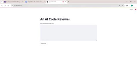 Daliparthy Sumukha Kavya On Linkedin Python Ai Streamlit Openai Codereview