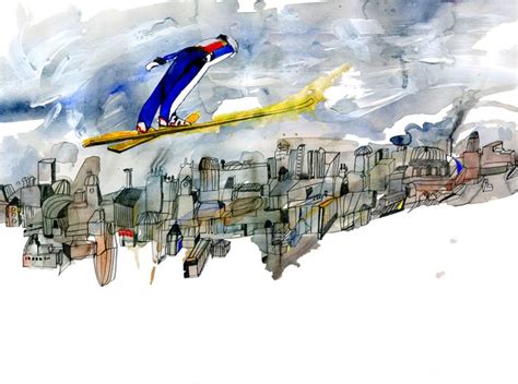 Ski Jump — Private Commission By Andrew Fairhurst