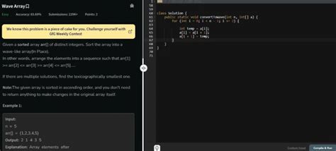 Shalini Thakur On Linkedin Day6100 Problem Wave Array Day7100