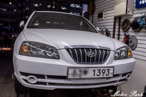 현대 아반떼xd 허브and디스크 5홀 개조 가공 타이어and휠 교환 앞 쇼바 교환2303131393 네이버 블로그