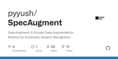 github pyyush specaugment specaugment a simple data augmentation