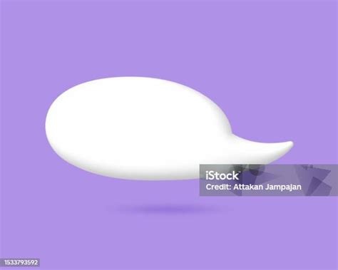 옅은 보라색 배경에 3d 흰색 말풍선 요소 3d 렌더링 이미지 클리핑 경로 포함 0명에 대한 스톡 벡터 아트 및 기타 이미지 0명 3차원 형태 공란 Istock