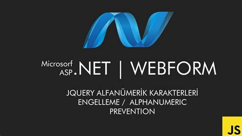 Aspnet Webform Jquery AlfanÜmerİk Karakterlerİ Engelleme