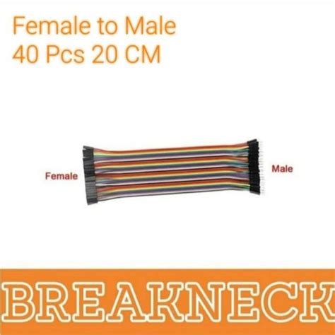 Jual Kabel Jumper Arduino Female To Male 20 CM 40 Pin Shopee Indonesia