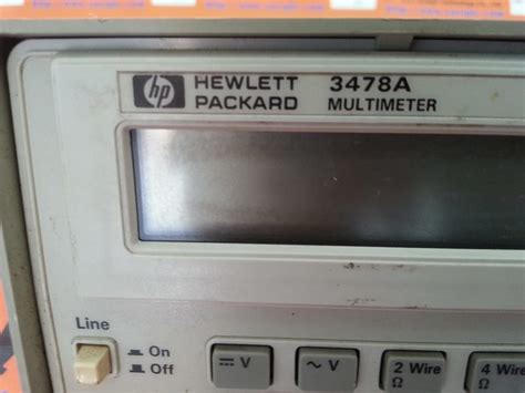 Hp 3478a Multimeter 裕益科技自動化設備可程式編碼器plc分散式控制系統dcs