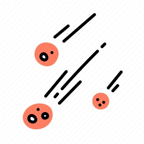 Meteor Space Comet Meteorite Astronomy Icon Download On Iconfinder