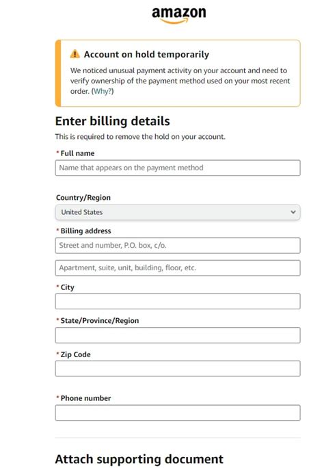 Amazon Keep Banning My Account After Submitting Billing Statement