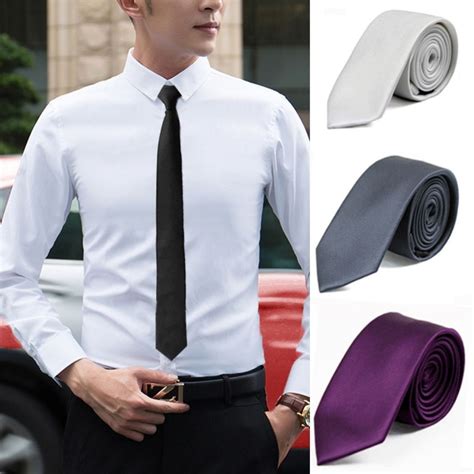 Mua Cà Vạt Nam Nữ đen đỏ Kỷ Yếu Học Sinh Bản Nhỏ 5cm Lụa Cao Cấp Hàn