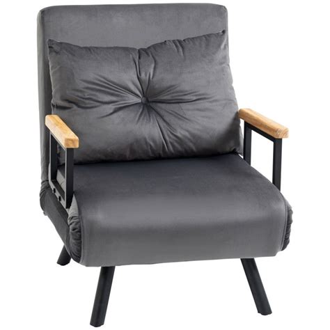 Sillón Cama Individual De Una Plaza Con Respaldo Reclinable Fabricada