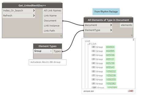 Model Groups From Linked File Developers Dynamo