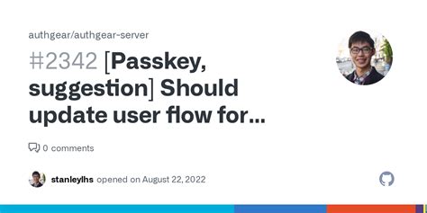 Passkey Suggestion Should Update User Flow For Forgot Password For