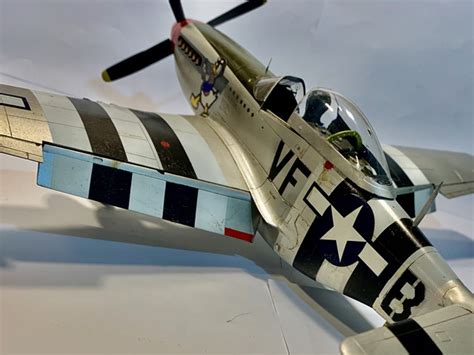 1 32 P 51d 5 Lt Donald Emerson June 1944 Ready For Inspection Large Scale Planes