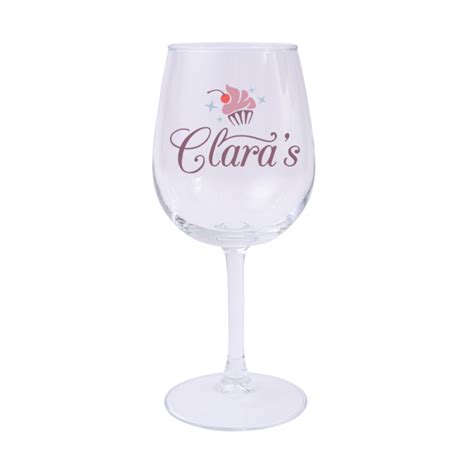 Custom 12 Oz Full Color Wine Glasses