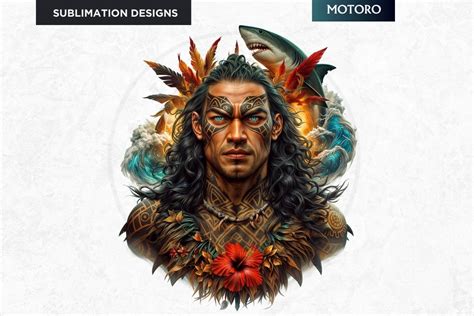 Maori Atua Gods Clipart Set Polynesian Mythology