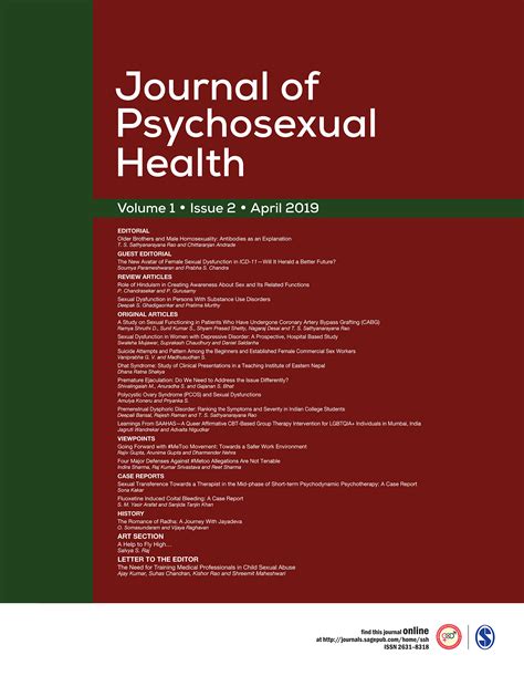 The New Avatar Of Female Sexual Dysfunction In ICD Will It Herald A Better Future Soumya