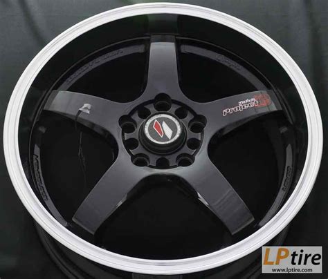 X ล้อแม็ก Lenso Project D01 Pd1 ขอบ 17นิ้ว สีดำขอบเงา ล้อแม็ก ขอบ 17