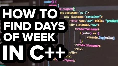 How To Use Switch Statement To Find Days Of Week In C Easy Tutorial