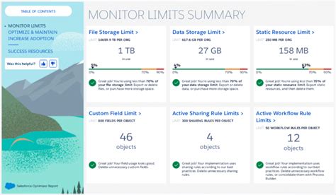 how to enable and setup salesforce optimizer