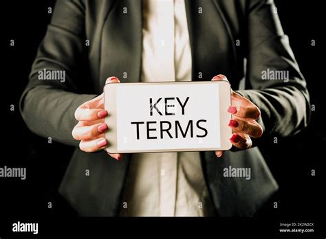 Conceptual Caption Key Terms Business Idea Words That Can Help A Person In Searching