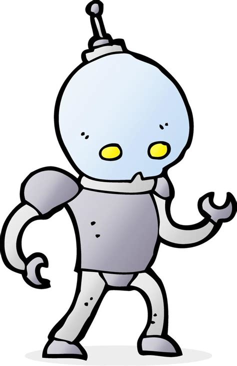 Cartoon Alien Robot 12281042 Vector Art At Vecteezy