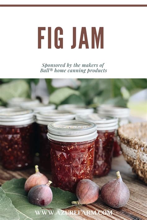 A Simple Yet Delicious Fig Jam Canning Recipe