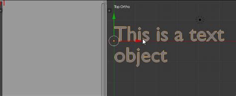 Mesh How To Quickly Place Text Cursor In Long 3d Text Blender