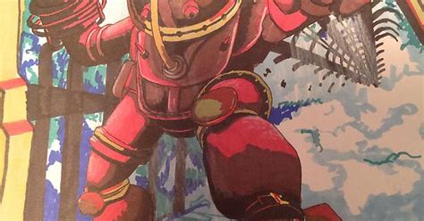 Bioshock Big Daddy Marker On Bristol Board Album On Imgur