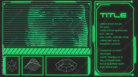 retro terminal intro title stock template adobe stock