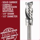 Flush Trim Router Bit 1 4 Shank 1 2 Dia Compression