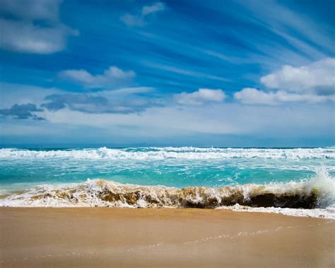 배경 화면 바다 해변 파도 물 거품 1920x1200 그림 이미지