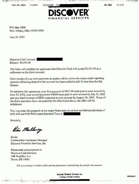 Debt Settlement Letter Paid In Full Template Artofit