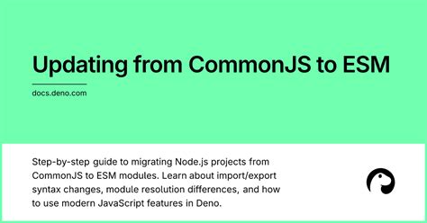 Updating From Commonjs To Esm