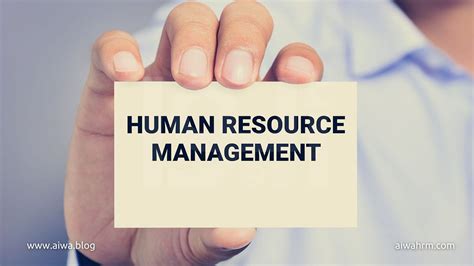 Aiwahrms Role In Driving Business Excellence And Strategic Hr By