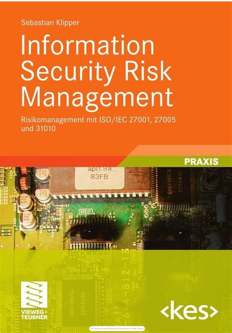 Information Security Risk Management Risikomanagement Mit Isoiec 27001 Expert Training