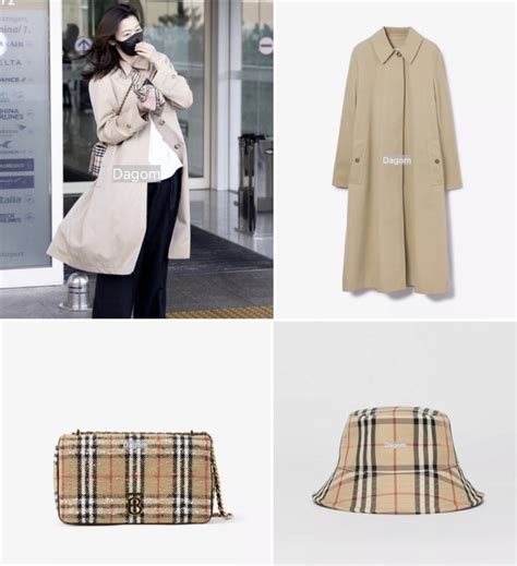 전지현 공항패션 속 버버리 트렌치코트 가방 버킷햇 모자 슬랙스 힙한 봄패션 코디 네이버 블로그