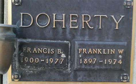 Frances Rachel Brewster Doherty 1900 1977 Find A Grave Memorial