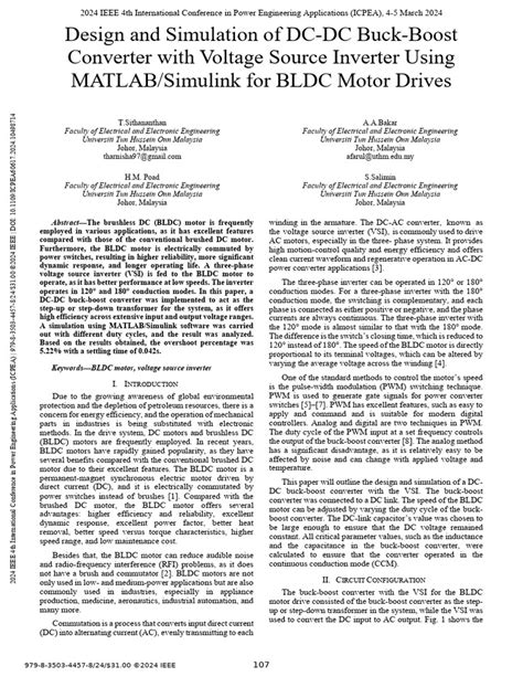 021design And Simulation Of Dc Dc Buck Boost Converter With Voltage Source Inverter Using Matlab
