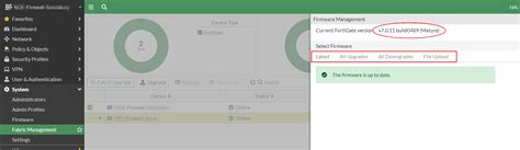 Firmware Update Einer Fortigate Firewall Troublenet